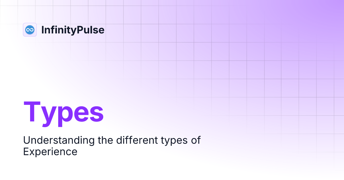 Types | InfinityPulse