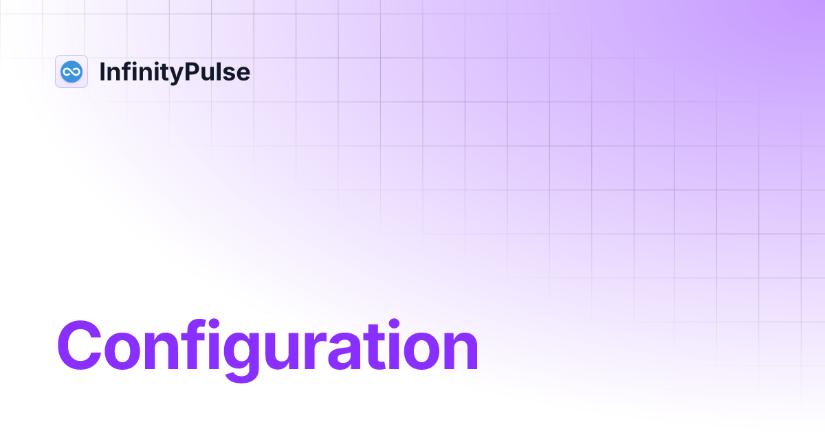Configuration | InfinityPulse